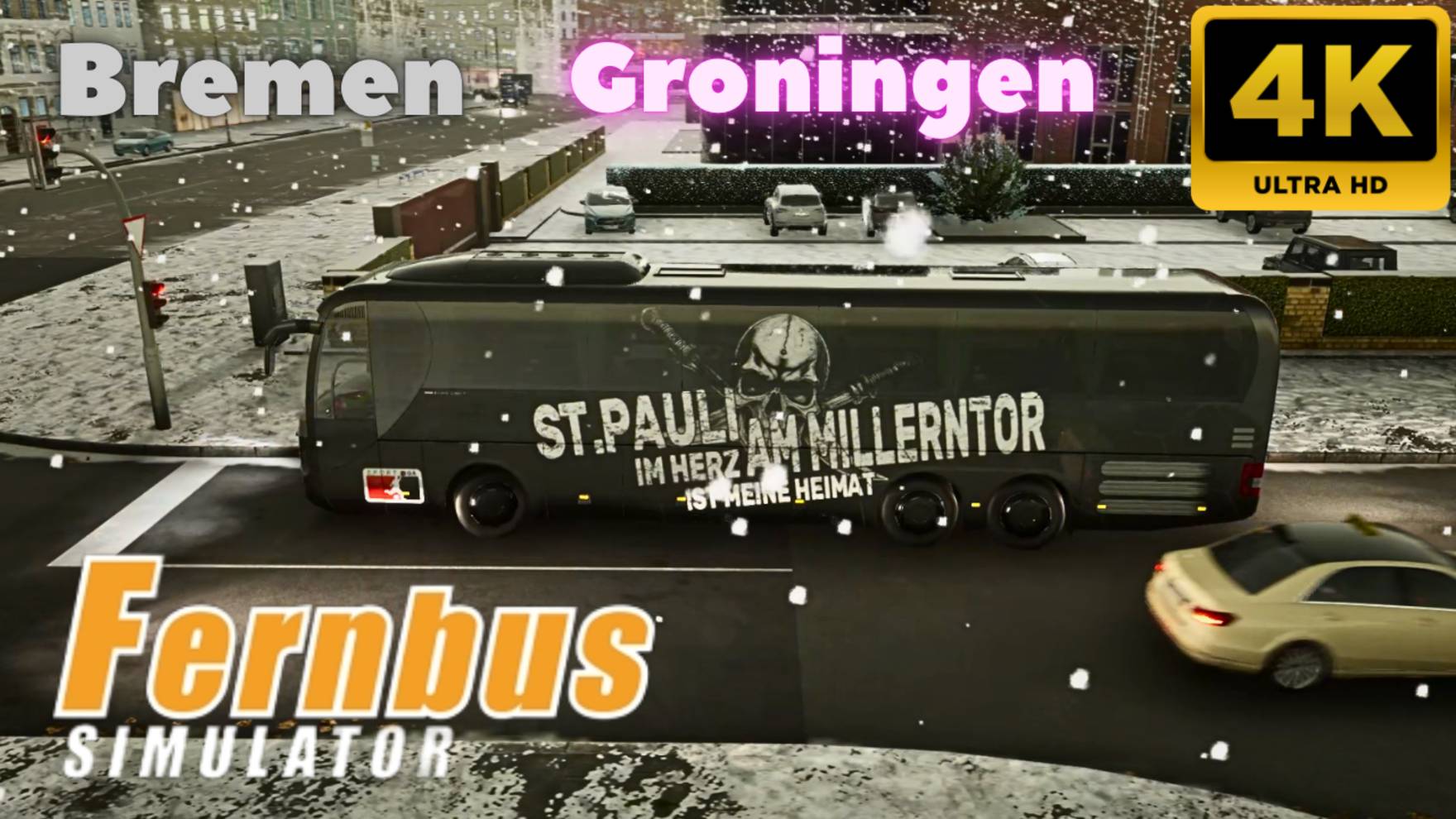 Fernbus Simulator: Bremen to Groningen. (4K)