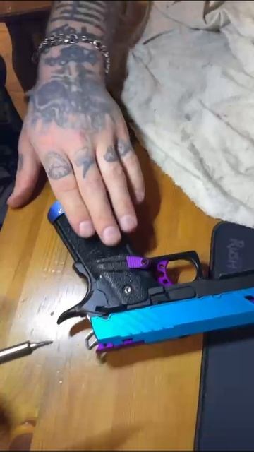 стипплинг рукояти TOKYO MARUI HI-CAPA 5.1 custom