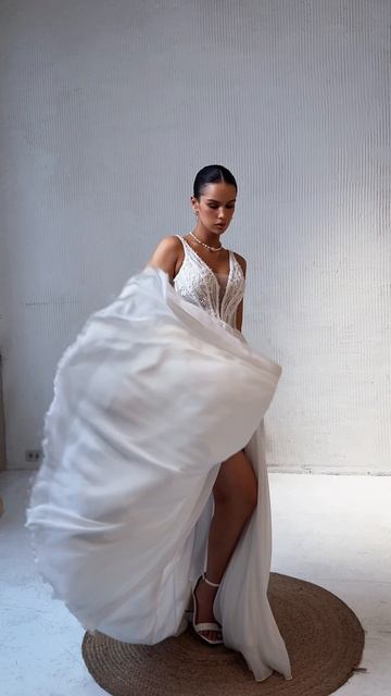 Свадебное платье Вильма из шифоновой коллекции от бренда Gabbiano