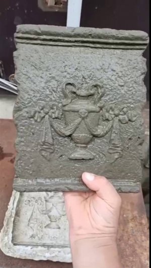 силиконовая форма.отливка  изделия из цемента .