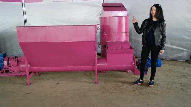 Модернизированный участок измельчения мясокостных отходов