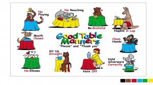 LESSON  ➢TABLE MANNERS