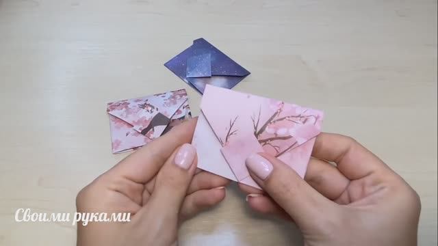 Как сделать бумажный конверт для денег Легкий оригами-конверт