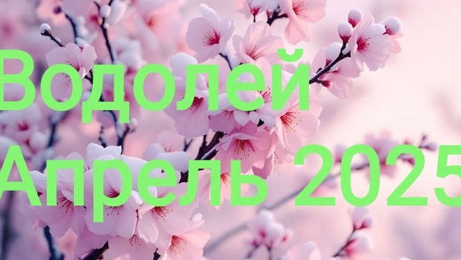 Водолей. Апрель 2025 год. 🔮🔮🔮