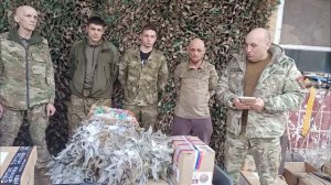 Видео наших друзей из г. Чехов МО.  Гуманитарная помощь 1-й Славянской Бригаде, март 2025