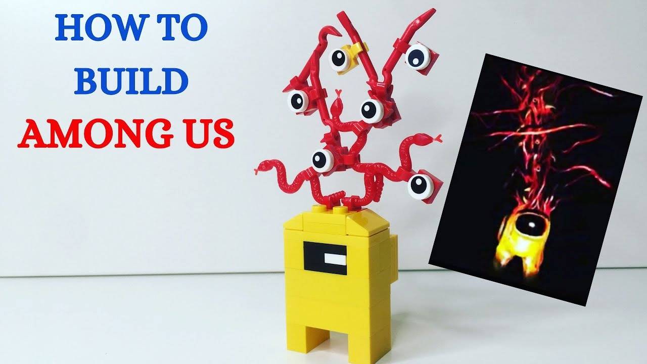 LEGO Among Us_Самоделка_Как построить Лего Эмонг Ас_Предатель среди нас