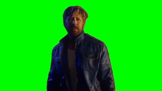 Ryan Gosling Thumbs Up - Green Screen