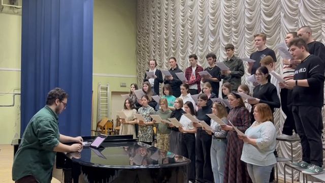 Бондарев Пëтр. Работа с хором.