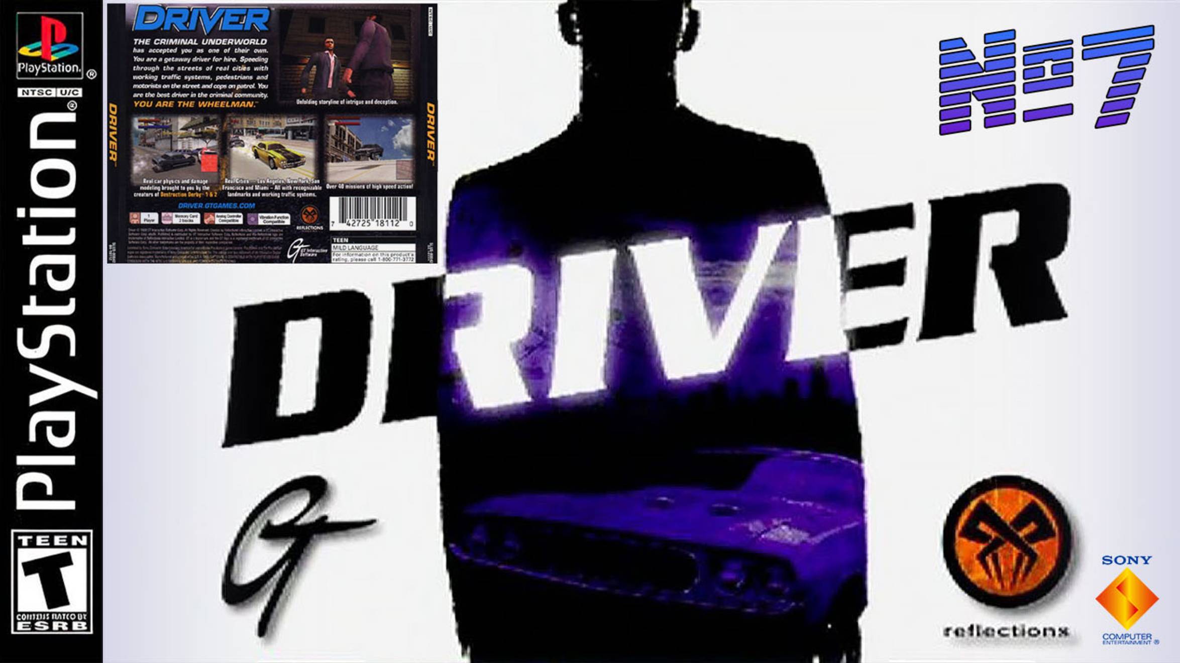 ⭐26 ЛЕТ НАЗАД RETRO GAMING PS1 DRIVER (ВОДИЛА) 1999 & ЧАСТЬ 7 - NEW YORK🚘🚔