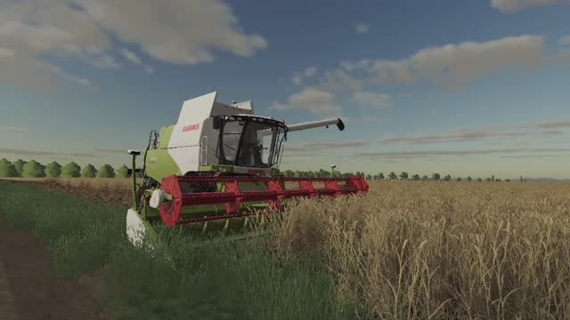 Уборочная вблизи села Мирополье. Карта Кошмак ФС19 #4