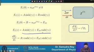 Lecture 34: Parametric down conversion (cont), Optical Parametric Amplification (OPA)