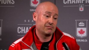 2019 Pioneer Hi-Bred World Men’s Curling Championship - Media Scrum - Draw 17
