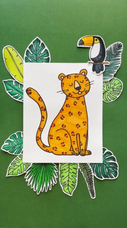 🐆 Волшебный леопард оживает! 🎨✨