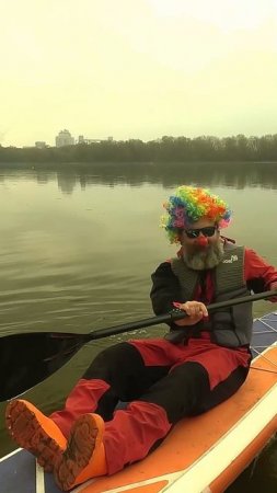 Про греблю двулопастным веслом