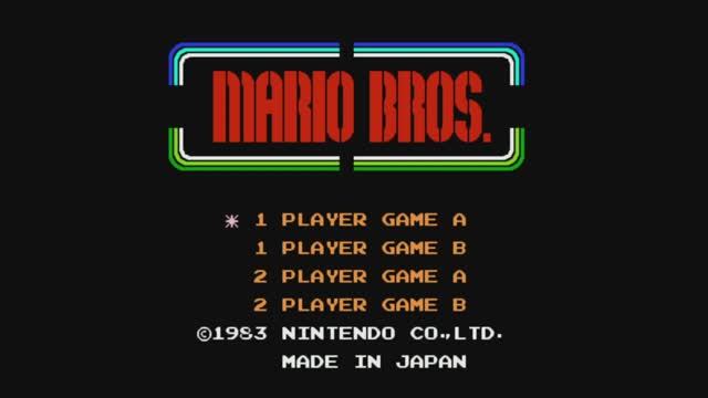 Mario Bros NES - прохождение без комментариев