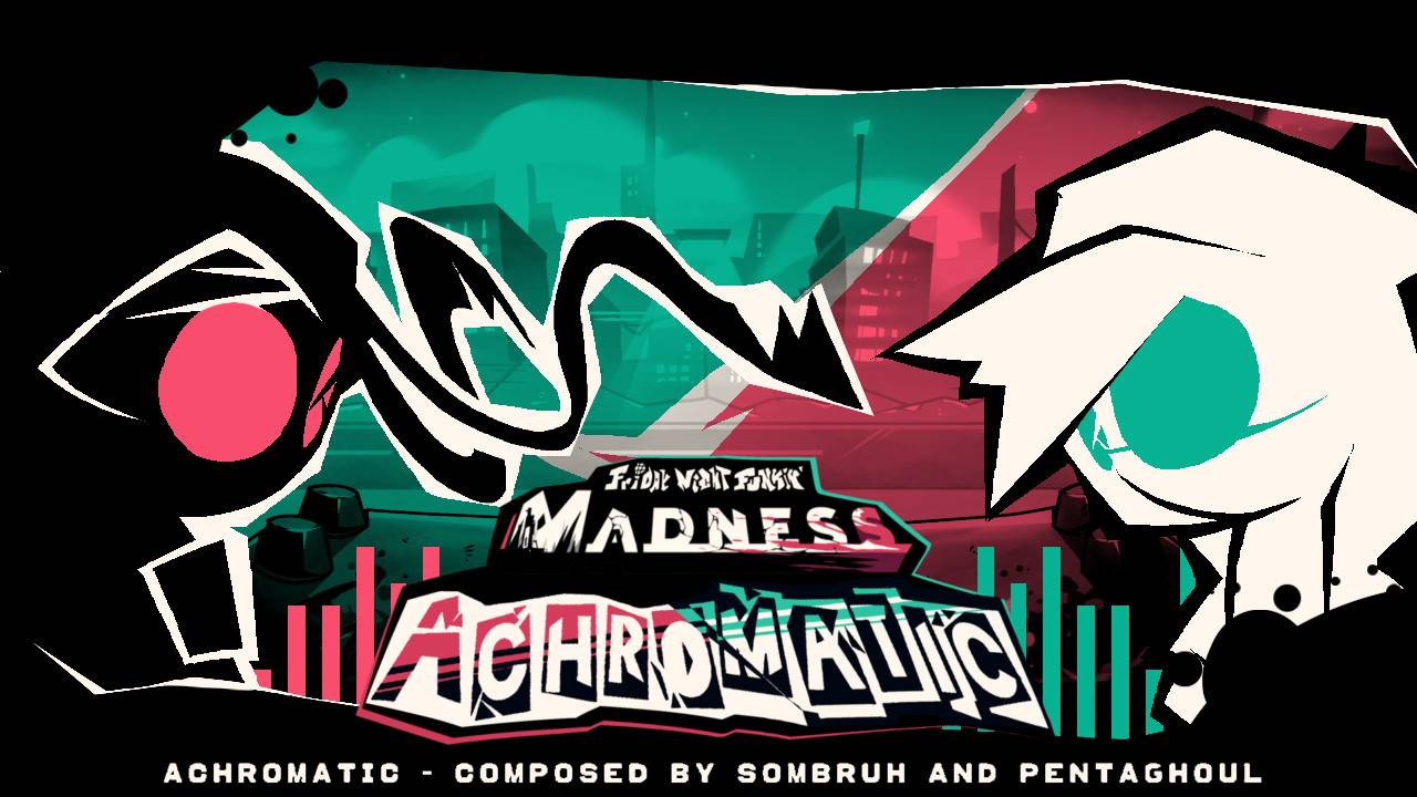 FNF Madness Achromatic gameplay