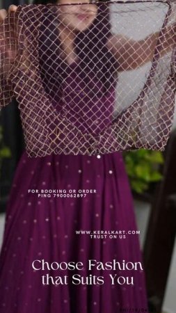 Beautiful Georgette Gown With Organza Jacket, Perfect For Wedding or Party Function
