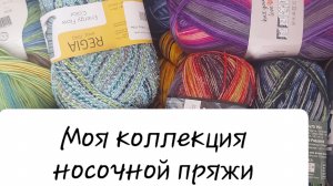 Моя коллекция носочной пряжи