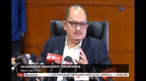 N5 – HAZIQ DIARAH JAWAB SURAT TUNJUK SEBAB – DALAM MASA 3 HARI [13 JUN 2019]