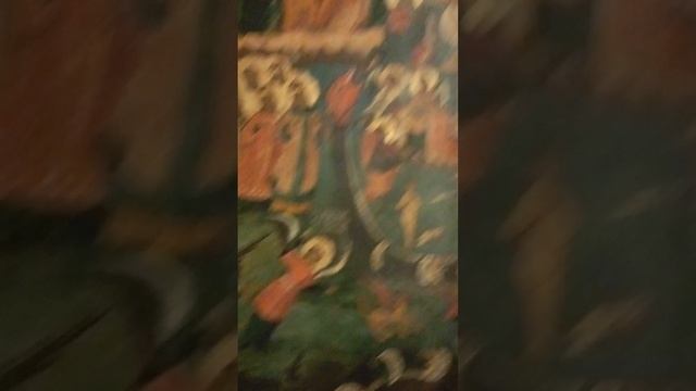 Большая храмовая икона Странного суда.