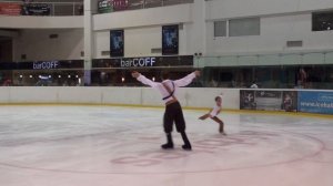 Юлия Лаврентьева - Юрий Рудык  SP test skate 2010.08.28