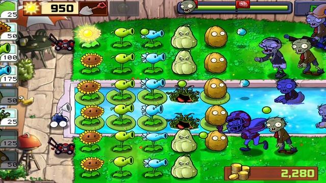 Я играю в пвз 1 (бассейн 4 часть)