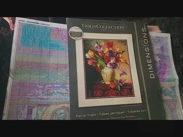 Отшив проекта DIMENSIONS " Попугайские тюльпаны" отчет 20