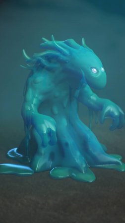Speed sculpting - Water Elemental #3d #art #zbrush