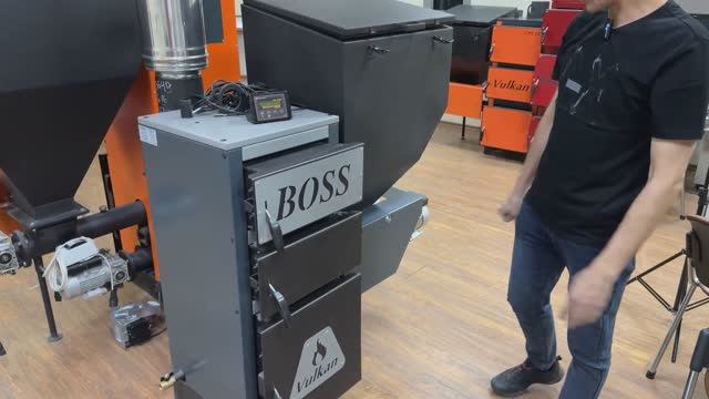 Обзор автоматического котла Вулкан Boss