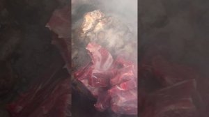 плов на костре Курбан байрам