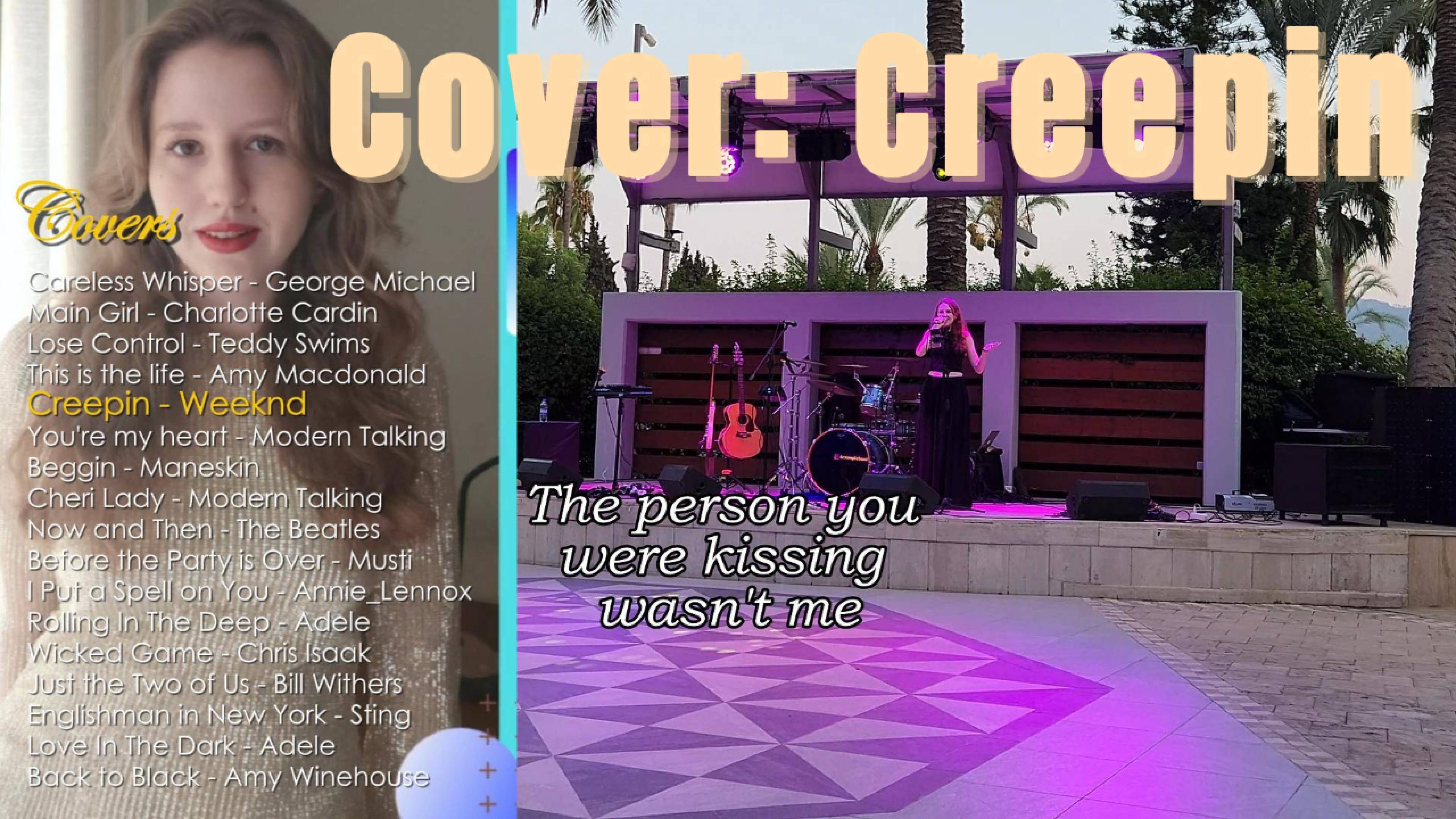 🎙️ Кавер на “Creepin’” от  Sofie Demi, оригинал от Metro Boomin, The Weeknd и 21 Savage.