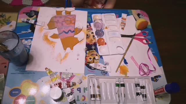 #монтессоридома Лисичка  из картона #поделкиизбумаги #развивающиезанятия