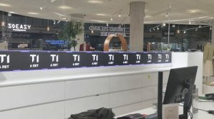Малый закассовый экран для магазина Trend Island в ТРЦ Авиапарк