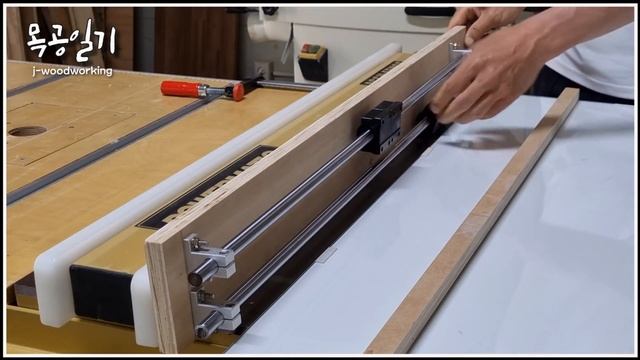 Изготовление точной каретки для распиловочного стола с использованием элементов для станков с ЧПУ