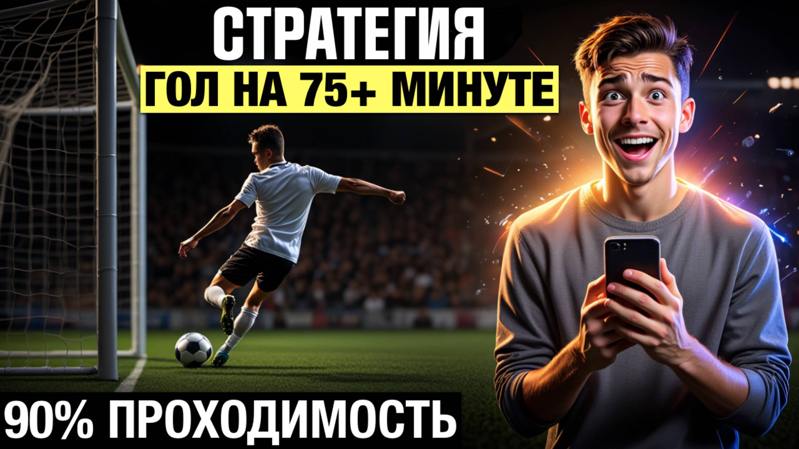⚽️ КАК ПОЙМАТЬ ГОЛ В КОНЦОВКЕ? Проверенная Стратегия Ставок на Футбол