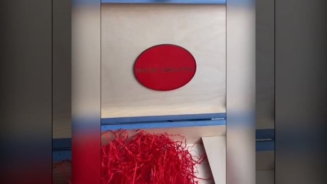 Кремль. Музыкальная новогодняя деревянная шкатулка футляр для подарков
