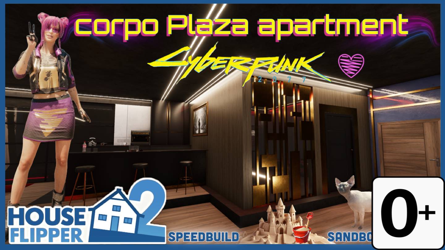 Хаус Флиппер 2 - Английский - House Flipper 2 - V's Corp Plaza Apartment - Speedbuild