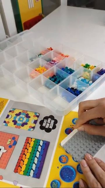 Собираю набор ЛЕГО ДОТС - быстро и круто) LEGO Dots (41935) Обзор #shorts #tutorial #dotyourworld
