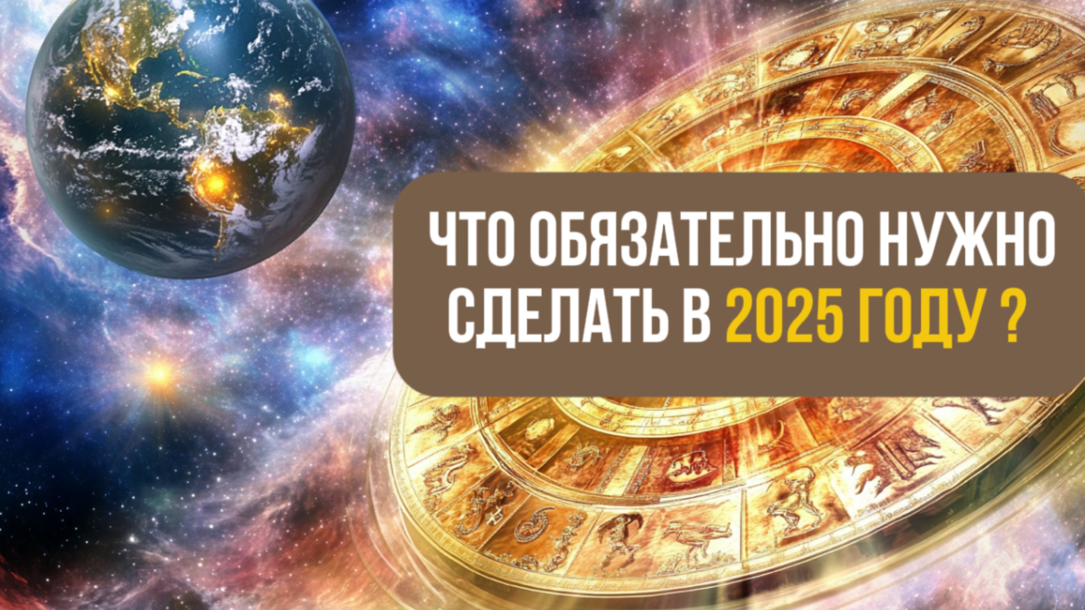 Что нужно обязательно сделать в 2025 году? Ваш совет из Космоса. Слушаем про себя и про близких