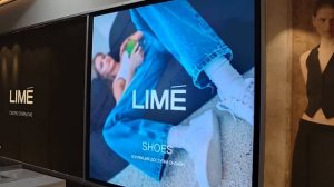 Светодиодные экраны SignageLED для магазина LIME в ТЦ Броско Молл