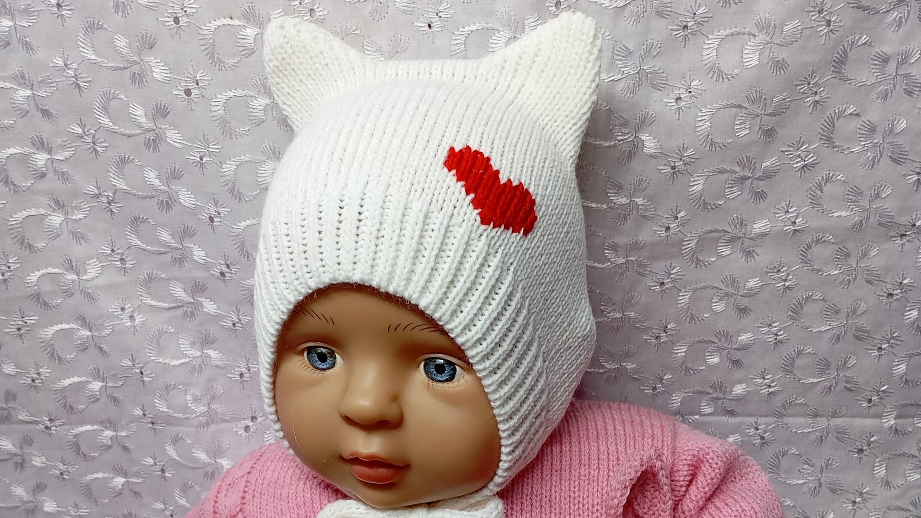 Анонс МК № 14 Чепчик " Котик"