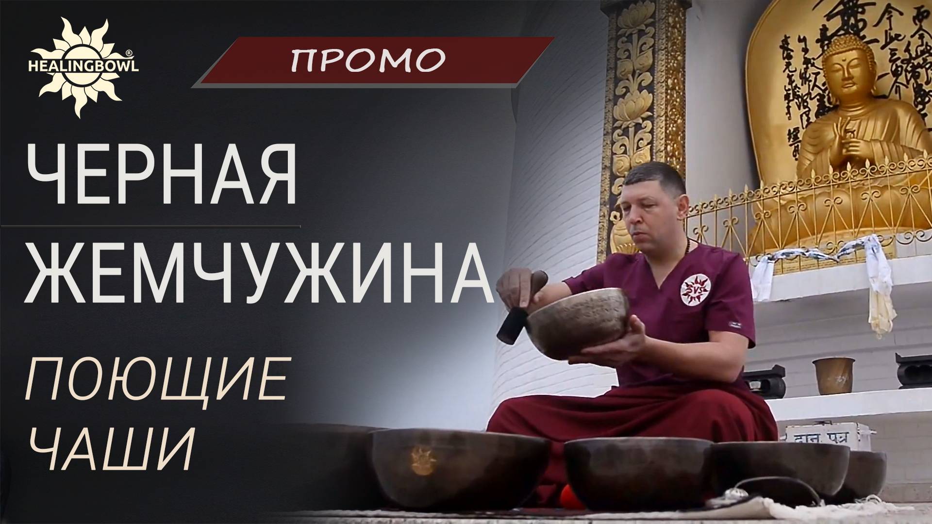 Поющая чаша Healingbowl® Professional Black Pearl®  промо