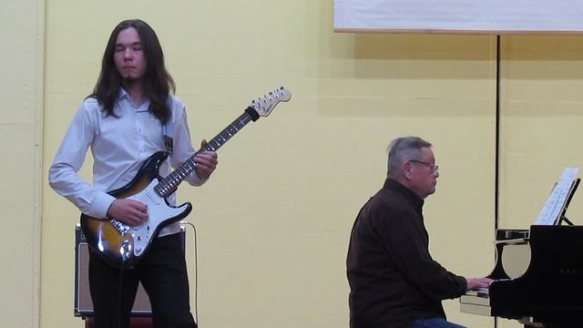 и.с.бах. "сицилиана". исп. тимофей фадеев (электрогитара) и евгений черновский (фортепиано)