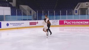 Kубок Роccии   Ростелекoм 2019 2020 гг , Парнoе катаниe, КMC Произвольная программа 8# М  МАТАКАЕВА