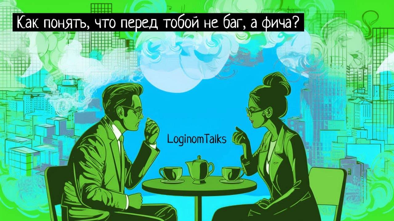 LoginomTalks. Как понять, что перед тобой не баг, а фича?