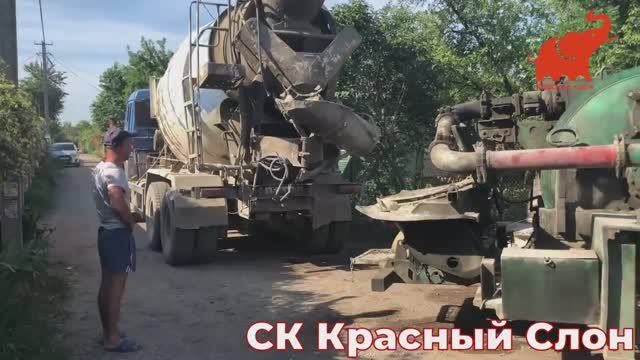 ЗАЛИВКА ЛЕНТОЧНОГО ФУНДАМЕНТА