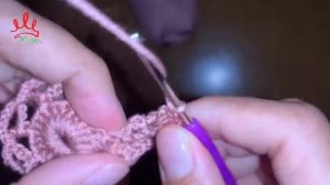 Crochet an amazing flower بافت یک گل جالب