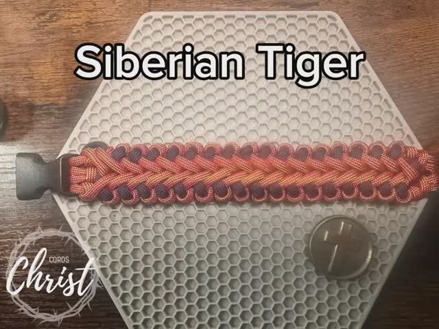 Paracord Siberian Tiger Bracelet(720P_HD)