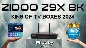 Zidoo Z9X 8K Android Media Player Король ТВ-приставок 2024