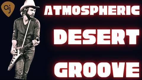 Atmospheric Desert Groove Backing Track For Guitar in D Minor